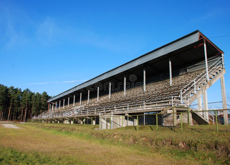 Old Stadium stock image. Image of tribune, building, wooden - 12343927