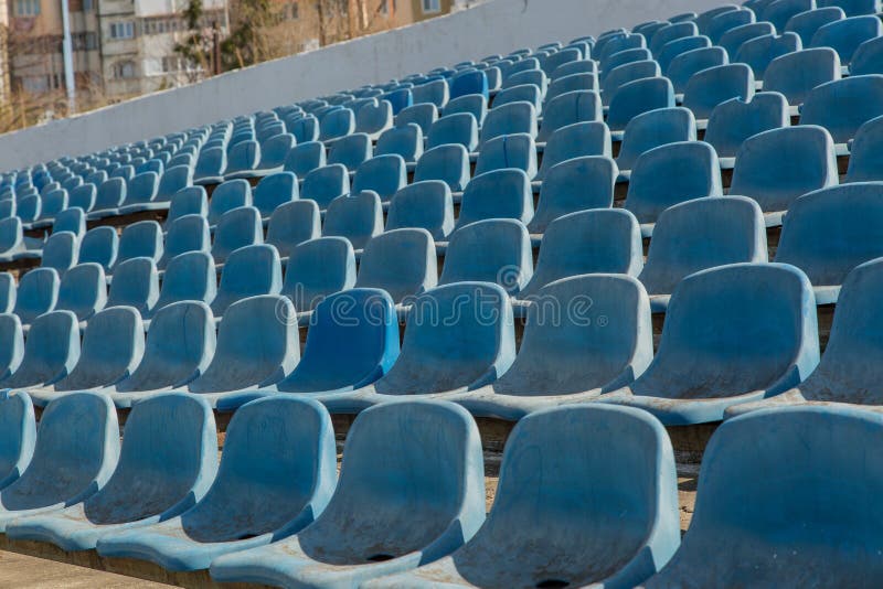 Empty old stadium stock photo. Image of group, color - 123222392