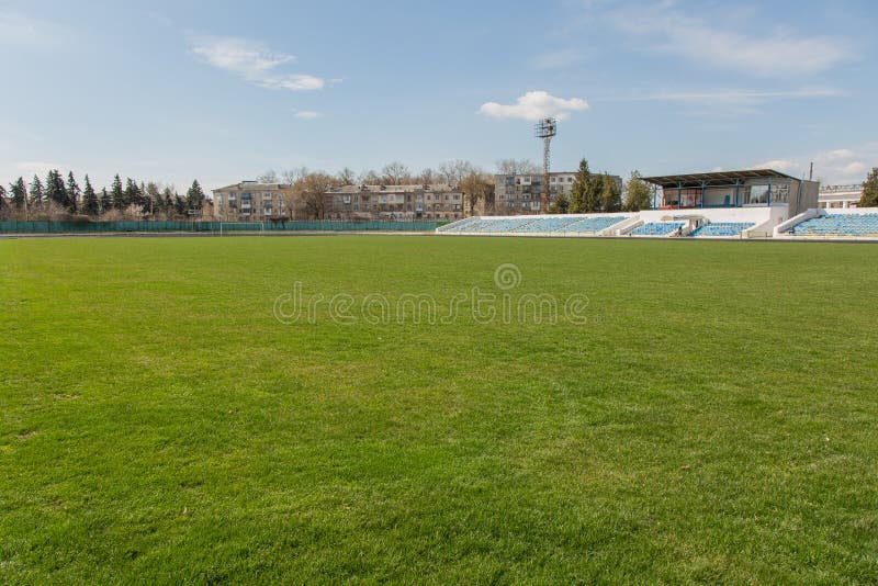 Empty old stadium stock photo. Image of group, color - 123222392