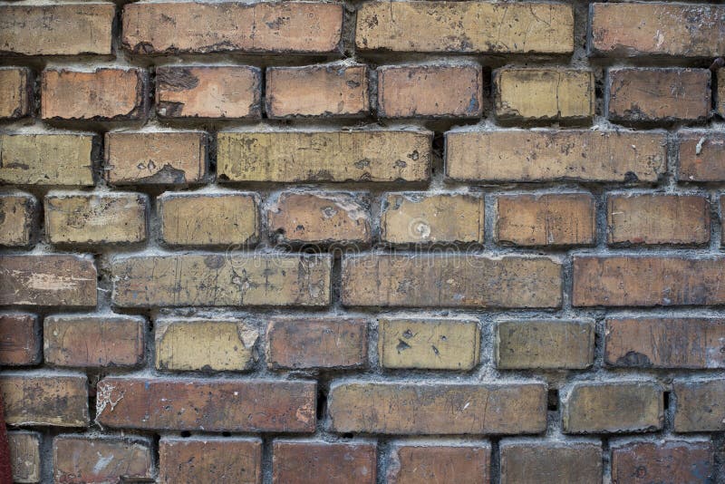 An old stained brick wall stock photo. Image of texture - 63570322