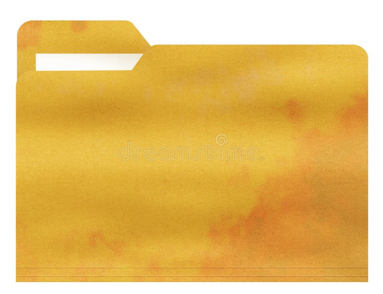 Old and Stained Water-soaked Folder Stock Photo - Illustration of ...