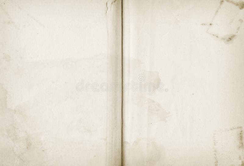 Stained Open Book on White Background Stock Photo - Image of open ...