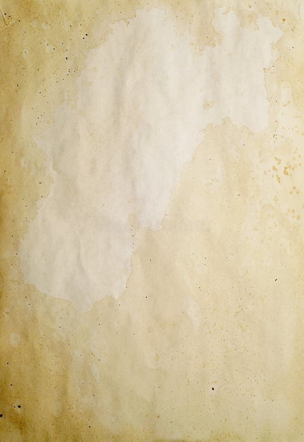 Old stained paper stock photo. Image of crumpled, poster - 6843966