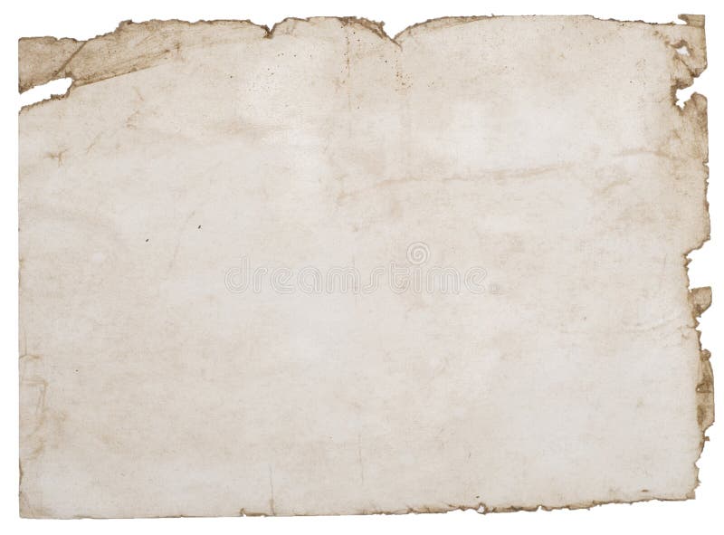 Old stained paper stock photo. Image of obsolete, retro - 7148236
