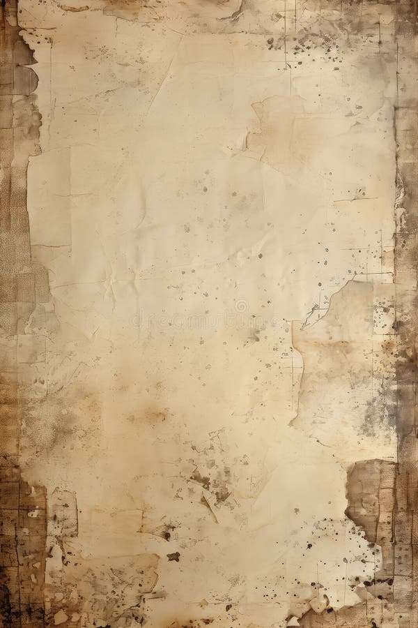 Old Stained Paper Page Texture. Antique Document Background Stock ...