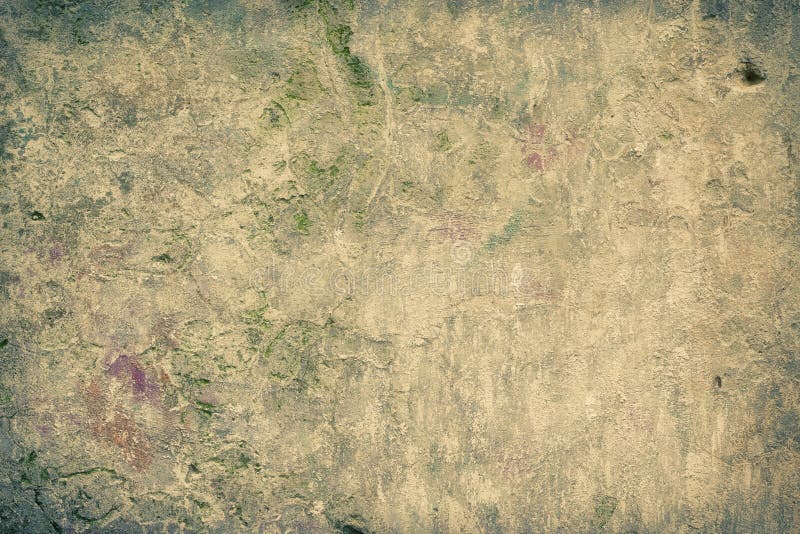 Old Stained and Ruined Wall Texture Stock Image - Image of flat, beige ...