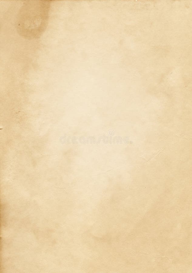 Old Stained and Yellowed Paper Texture. Stock Photo - Image of shabby ...