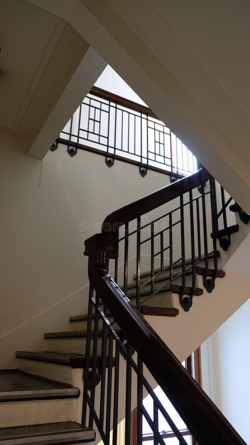 Old stair in a building stock image. Image of property - 230605061