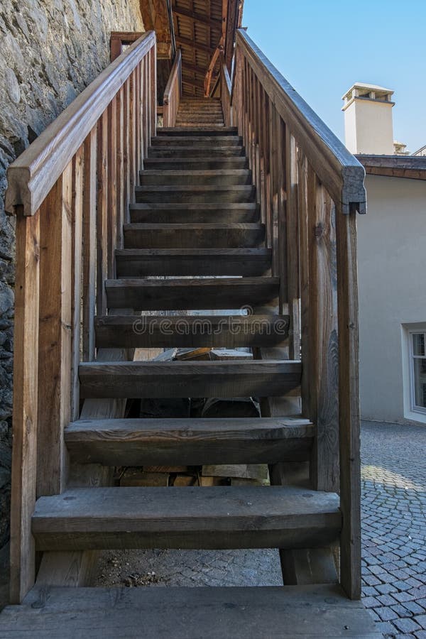 Old staircase stock image. Image of floor, austria, europe - 46112973