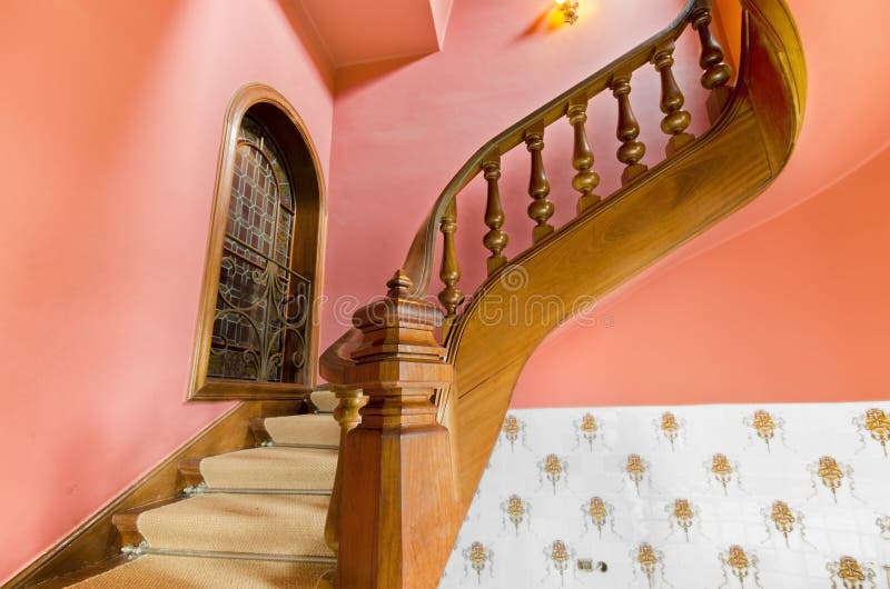 Old staircase. stock photo. Image of domestic, building - 32088304