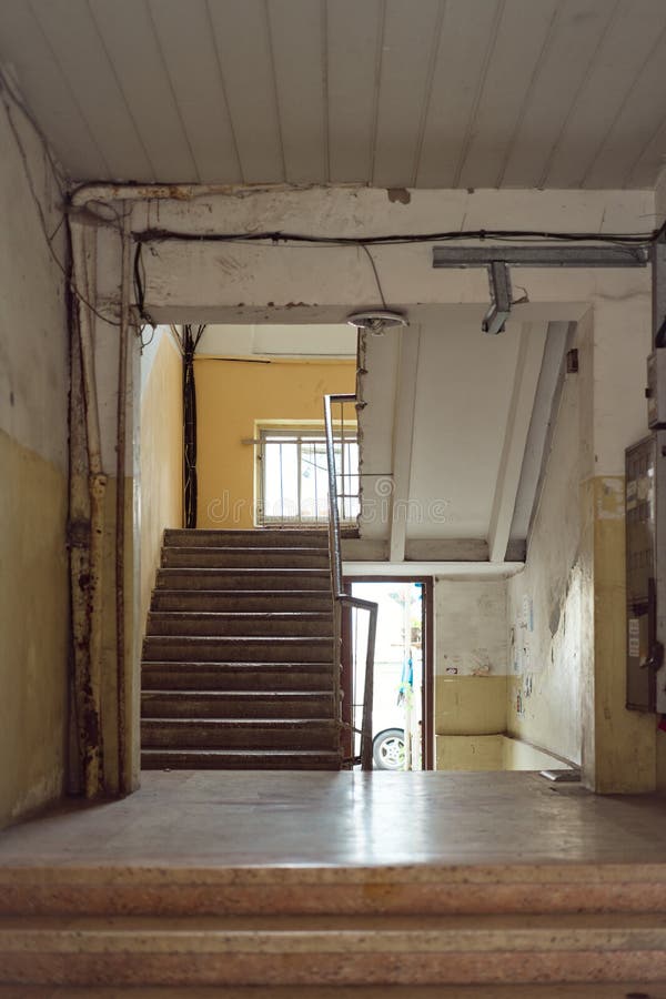 Old Stairs at Entrance in Ghetto District Stock Photo - Image of ...