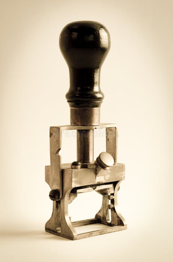 Old stamper. stock photo. Image of background, symbol - 50221808