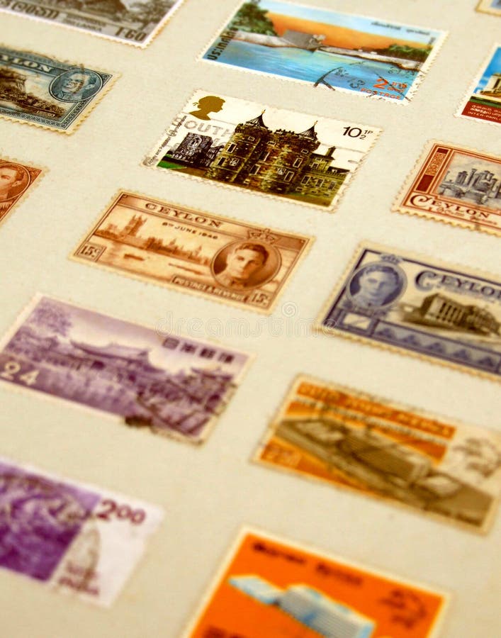 Old stamps editorial photography. Image of paper, retro - 3914452