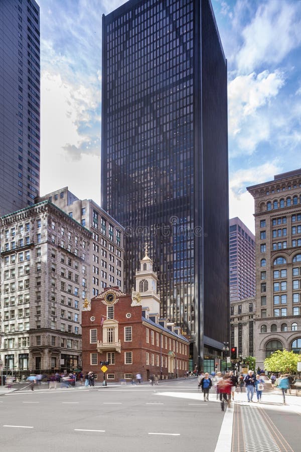 Boston Old State House Building Editorial Stock Photo - Image of ...