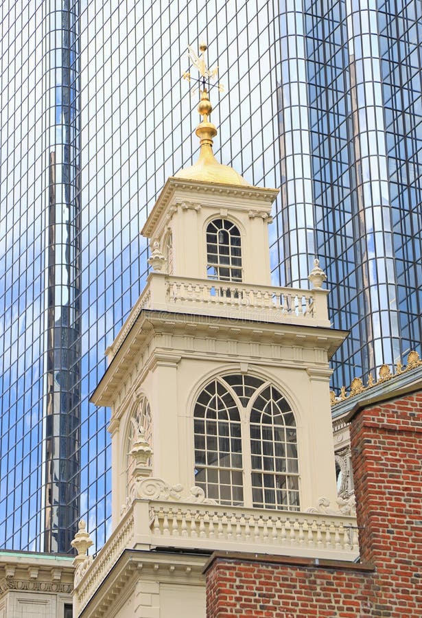 The Old State House of Boston, USA Stock Photo - Image of picturesque ...