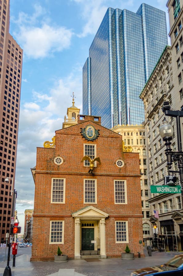 Boston Old State House Building Editorial Stock Photo - Image of ...
