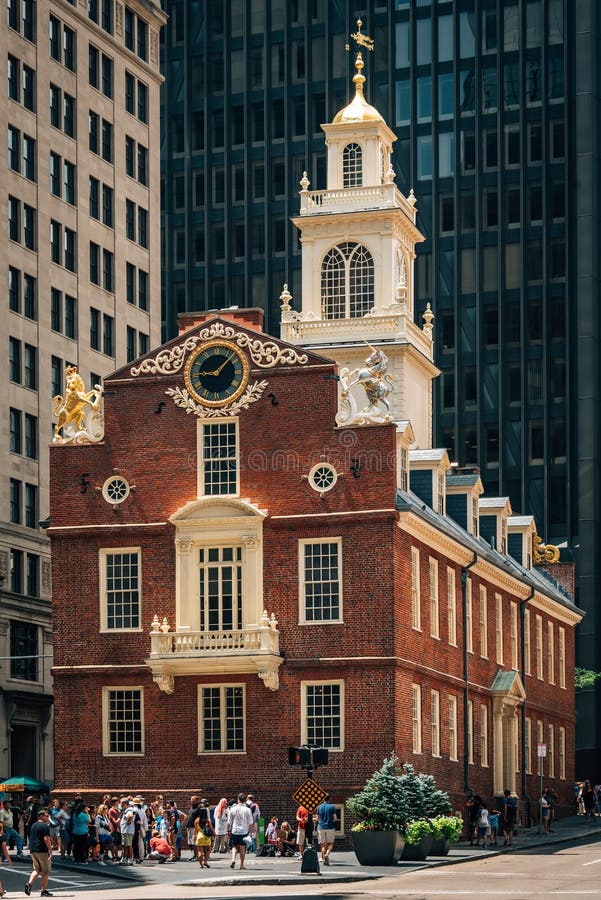 The Old State House in Boston, Massachusetts Editorial Image - Image of ...