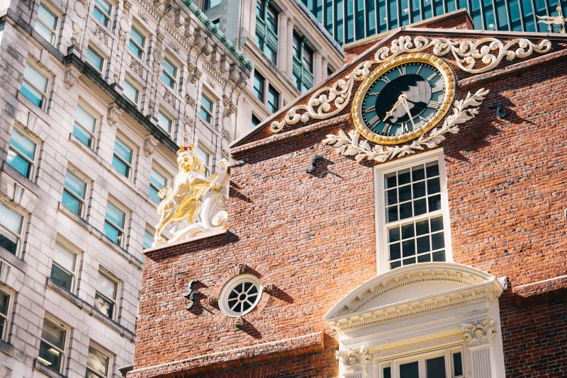 Old State House is a Historic Building in Boston, Massachusetts Stock ...