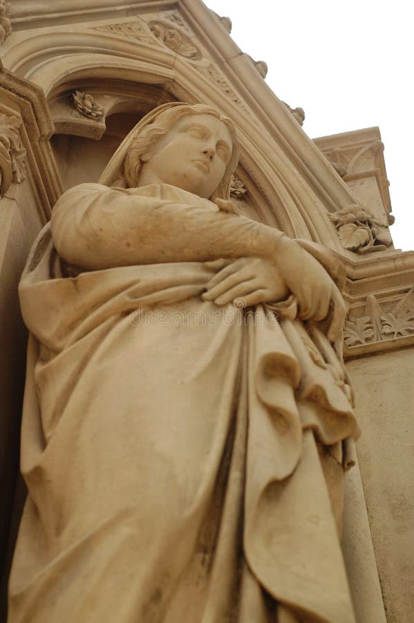 Old Statue stock image. Image of clay, symbol, woman, daylight - 5284643