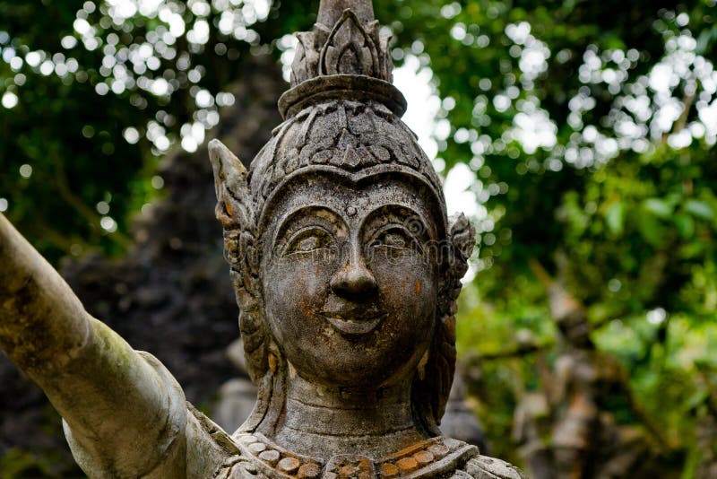 Old Statue at Samui Magic Garden Stock Image - Image of figure, buddha ...