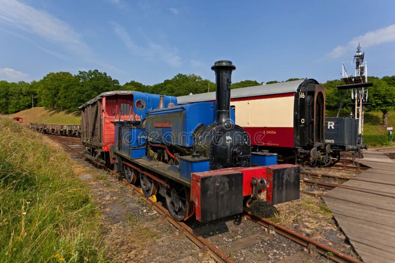 Old steam engine editorial image. Image of blue, transport - 91406360