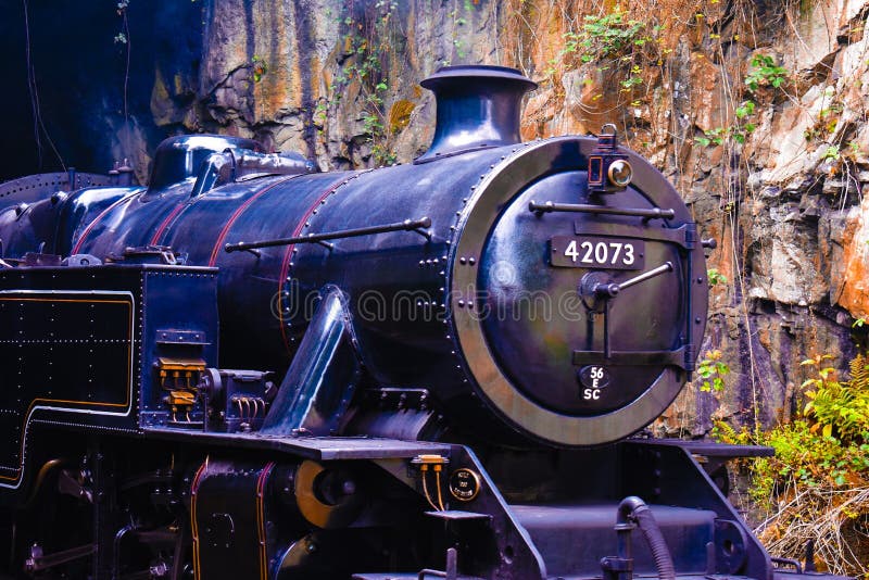 Old Steam Engine 42073 in England Editorial Image - Image of beautiful ...
