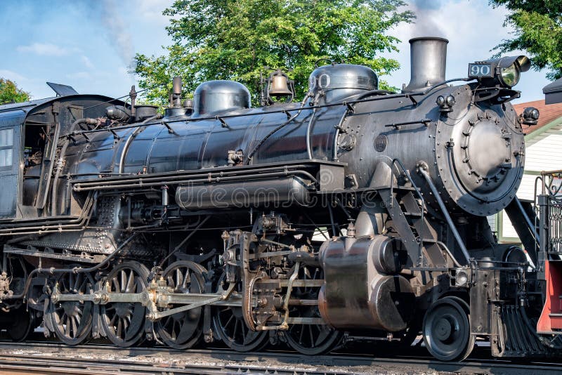 Old Steam Engine Iron Train Detail Close Up Stock Image - Image of ...