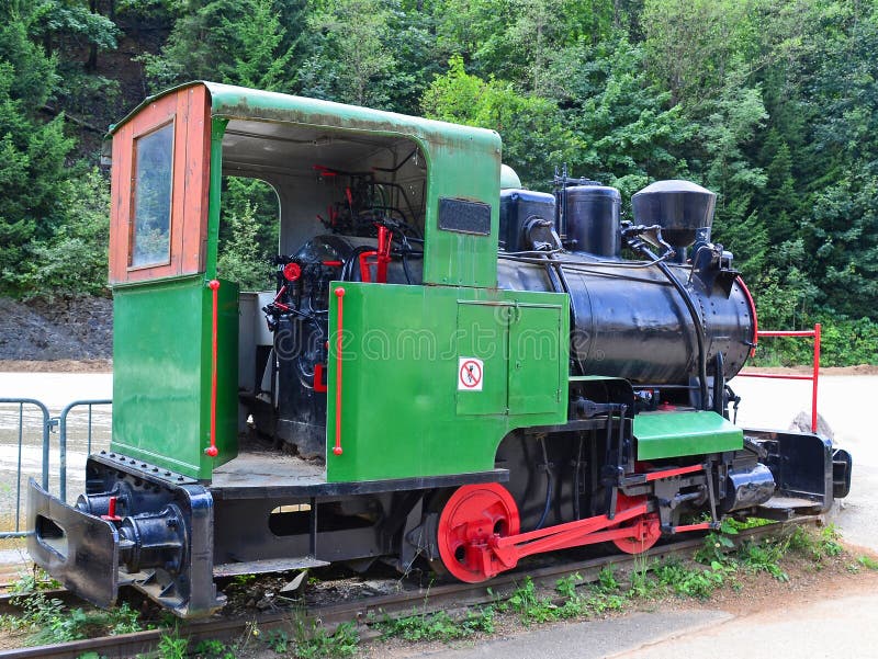 Old Steam-engine at the Terminal Stock Image - Image of station, fast ...