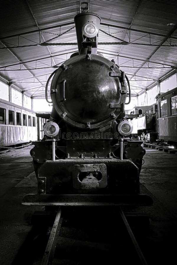 Old steam locomotive stock image. Image of train, drive - 14888849
