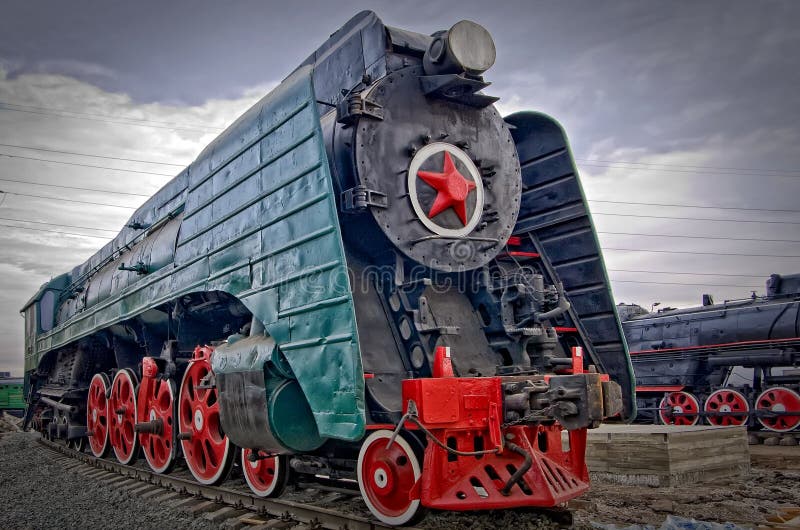 Old steam locomotive stock image. Image of chassis, station - 18009019