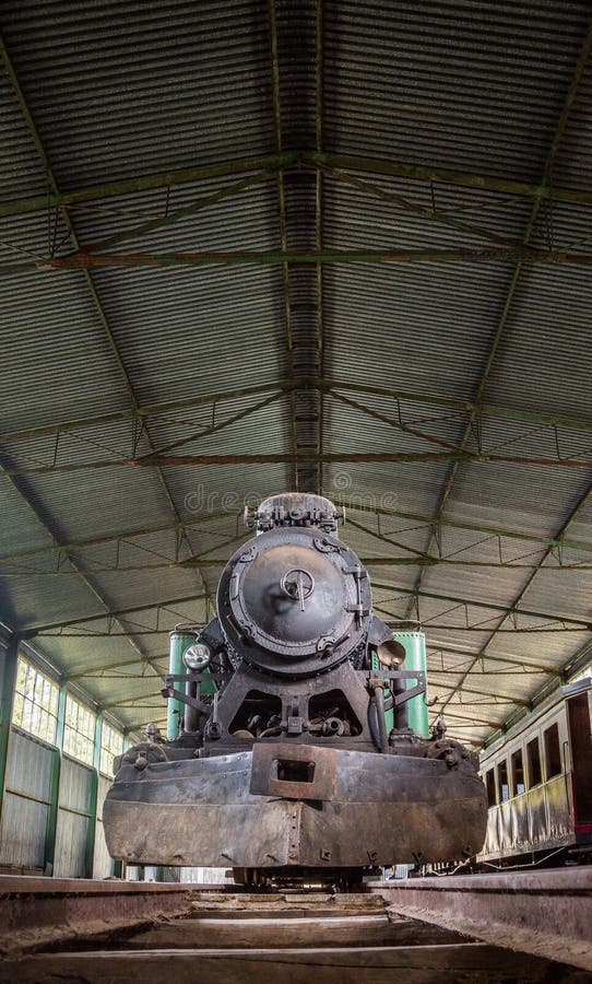 Steam Locomotive Front View