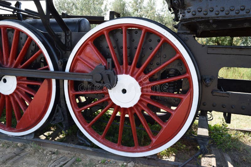 The old steam locomotive stock photo. Image of historic - 74727968