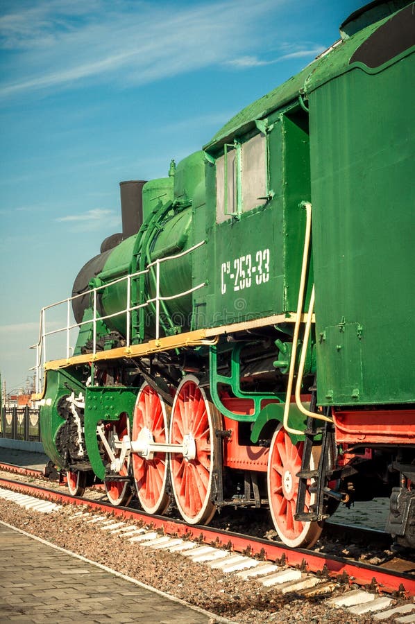 Old steam locomotives stock image. Image of railroad - 60628335