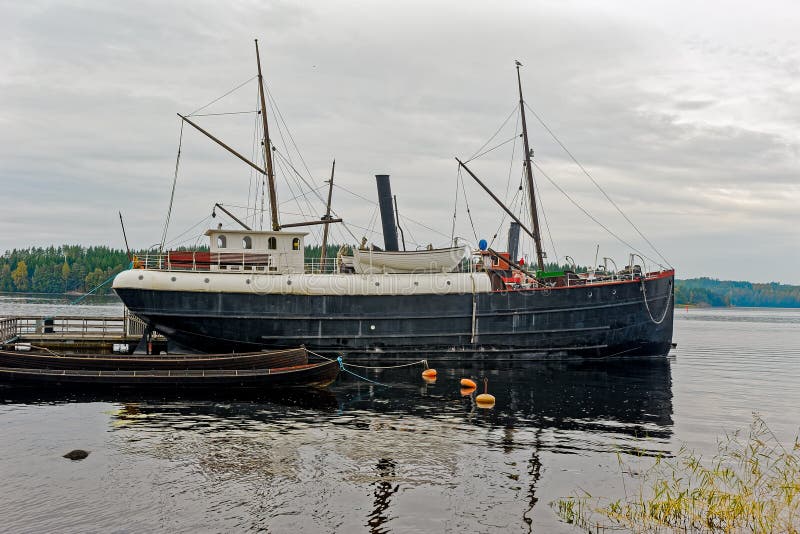 Old steam ship stock photo. Image of scenic, outdoors - 64127886