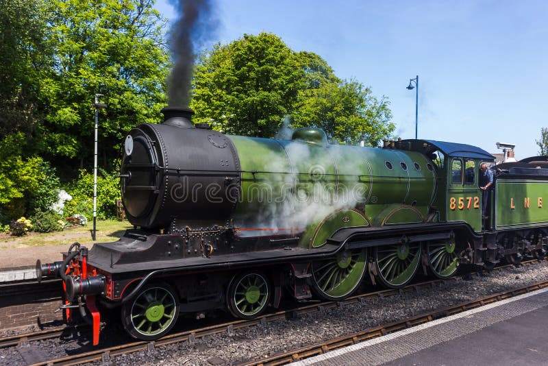 Old Steam Train Fired Up and Ready To Go Editorial Photo - Image of ...
