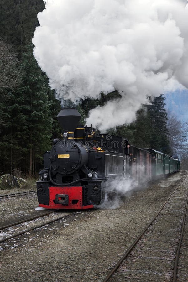 Old steam train editorial stock photo. Image of railway - 275718483