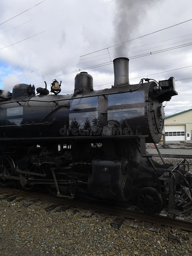 Old steam train starting stock photo. Image of train - 157889762