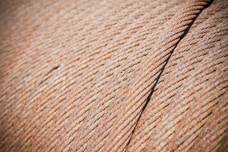 Old Steel Cable Wrapped Up in a Coil Stock Image - Image of rusty ...