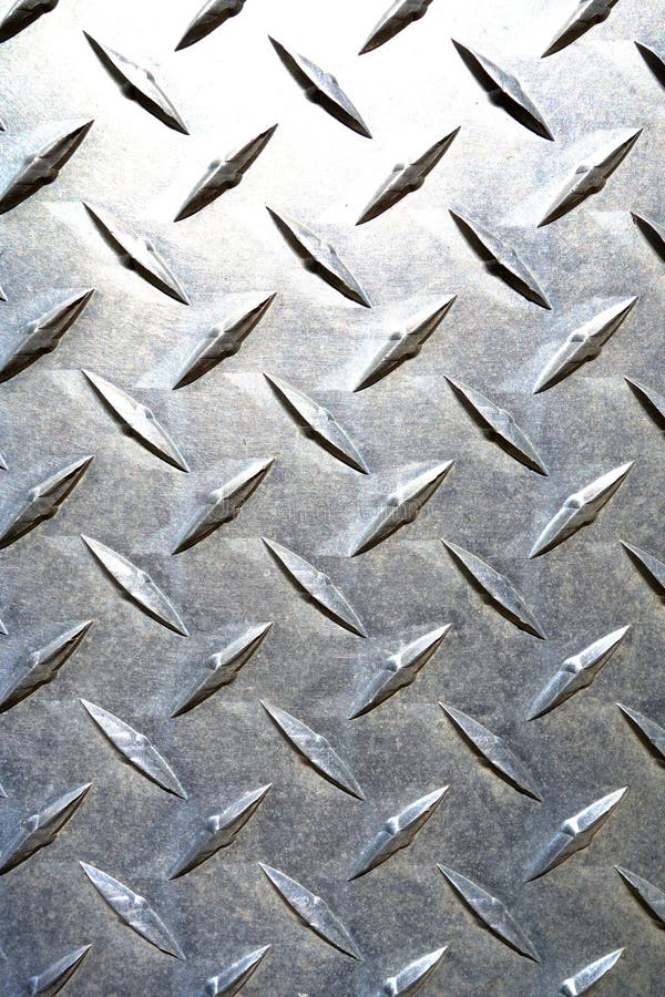 Old Steel Diamond Tread stock image. Image of contrast - 103295515