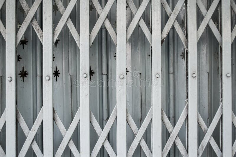 Old Steel Gate stock photo. Image of design, brown, home - 74020948