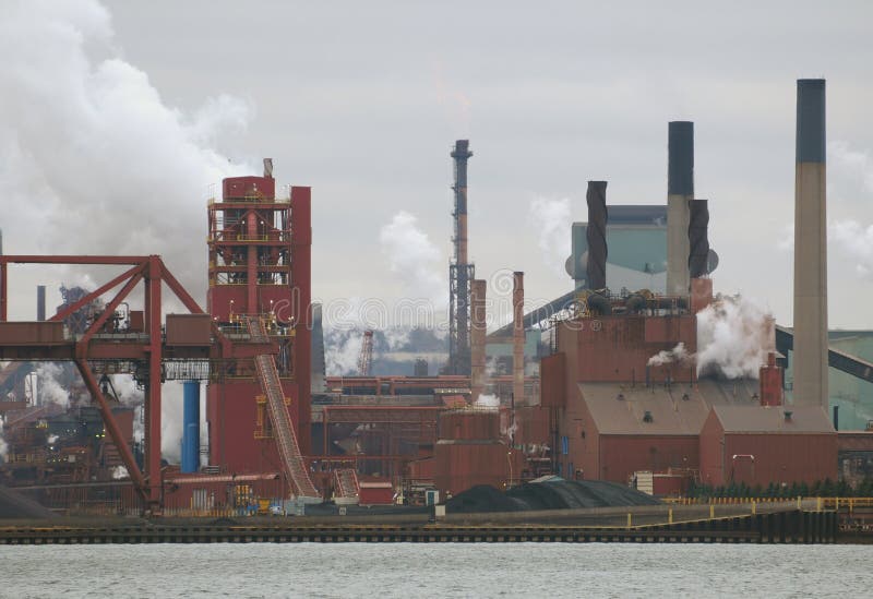 Old Steel Manufacturing Plant Stock Image - Image of port, coal: 12041467