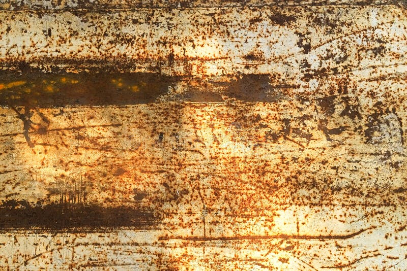Old Steel Plate that is Corroded until Rust Background, Detail and ...