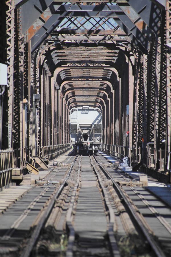 Old Steel Rail Bridge stock image. Image of vintage, steel - 71540489