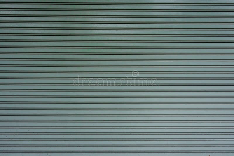 Old steel rolling shutter stock photo. Image of door - 72347882