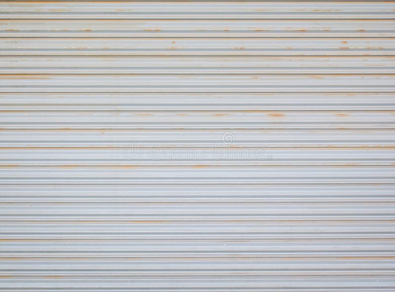 Old steel shutter door stock image. Image of dirty, aged - 50335449
