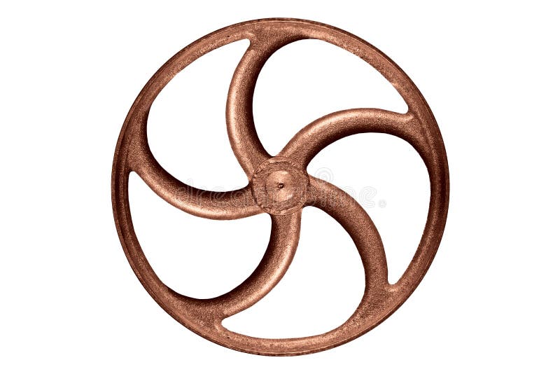Old steel wheel stock image. Image of metal, rust, flywheel - 79307625