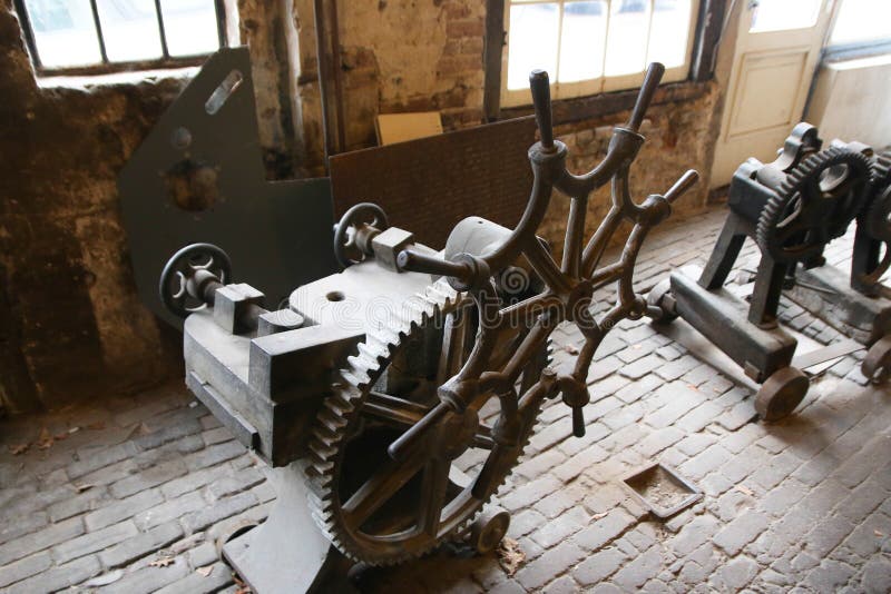 Old Steel Wheels from a Blacksmith Shop Stock Image - Image of antique ...