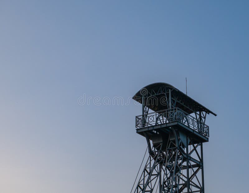 Winding tower stock photo. Image of clouds, mining, bochum - 18398212