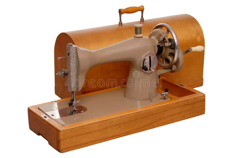 Old stitching machine stock photo. Image of fabric, fashioned - 24940856