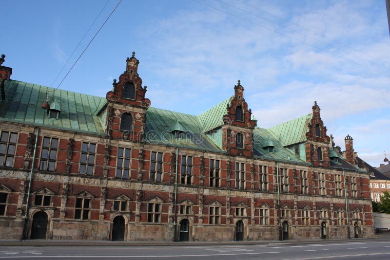 Old Stock Exchange Building in Copenhagen, Denmark Stock Image - Image ...